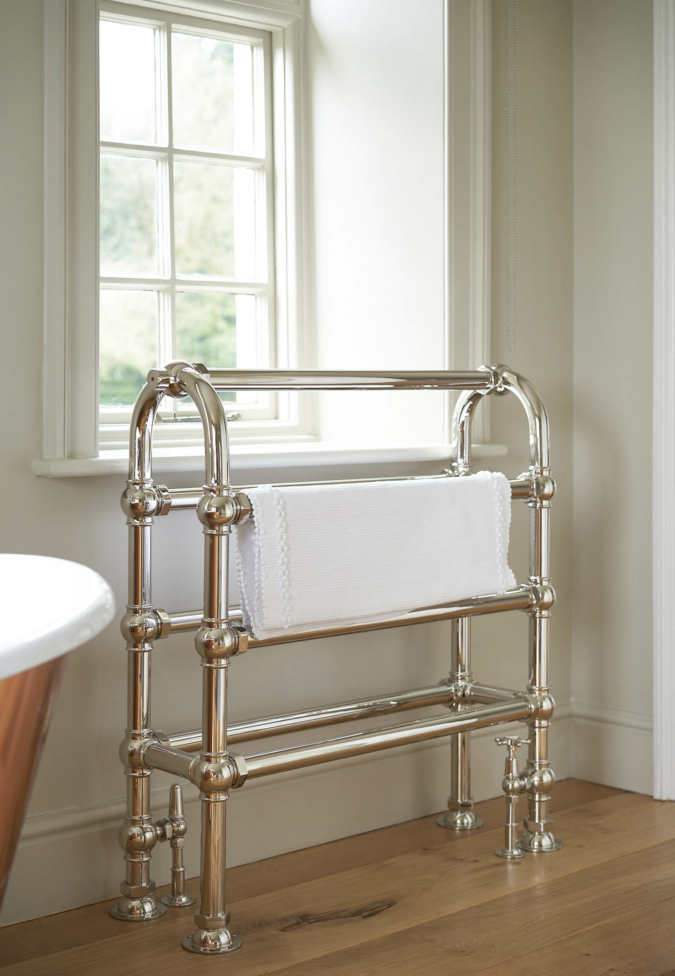 Luxury Freestanding Towel Rail - Drummonds Bathrooms