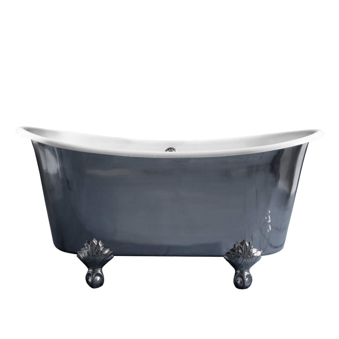 The Torridge Cast Iron Bateau Bath With Feet - Drummonds Bathrooms