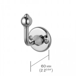 Luxury Bathroom Robe Hook - Drummonds Bathrooms