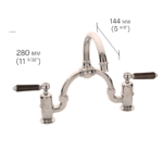 The Coll Lever Bridge Mixer Tap | Drummonds Bathrooms