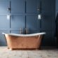 The Hammered Wye Copper Clad Cast Iron Bath - Drummonds Bathrooms