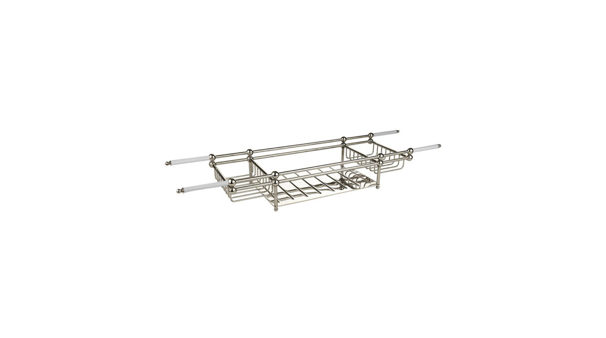 Large Luxury Bath Rack For Wide Baths - Drummonds Bathrooms