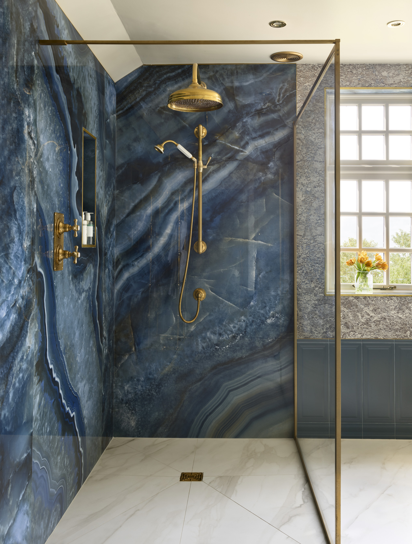 The Classic Hand Shower & Riser Bracket - Drummonds Bathrooms