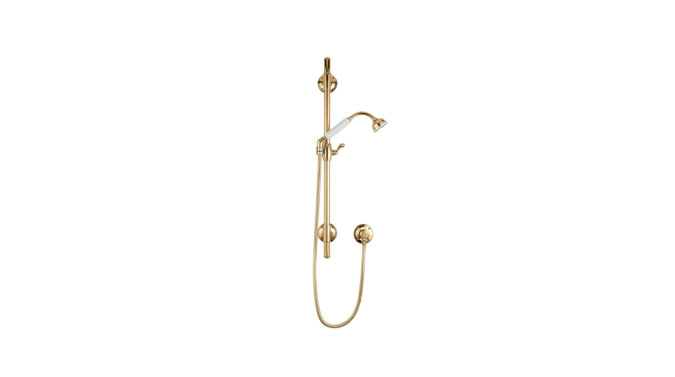 The Classic Hand Shower & Riser Bracket - Drummonds Bathrooms