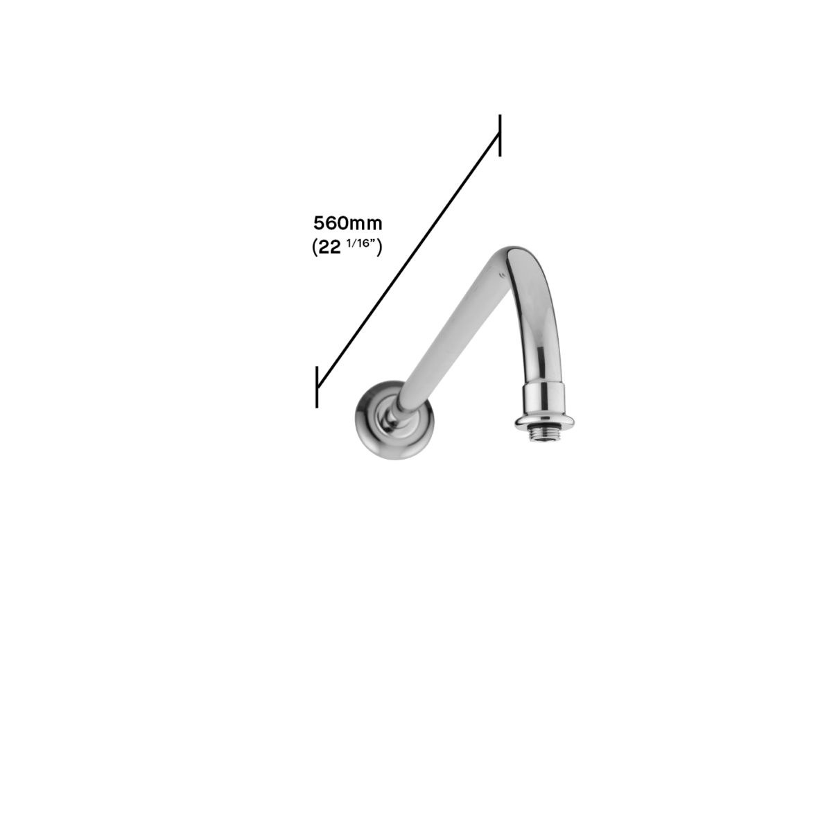 The Classic Wall Mounted Shower Arm | Drummonds Bathrooms