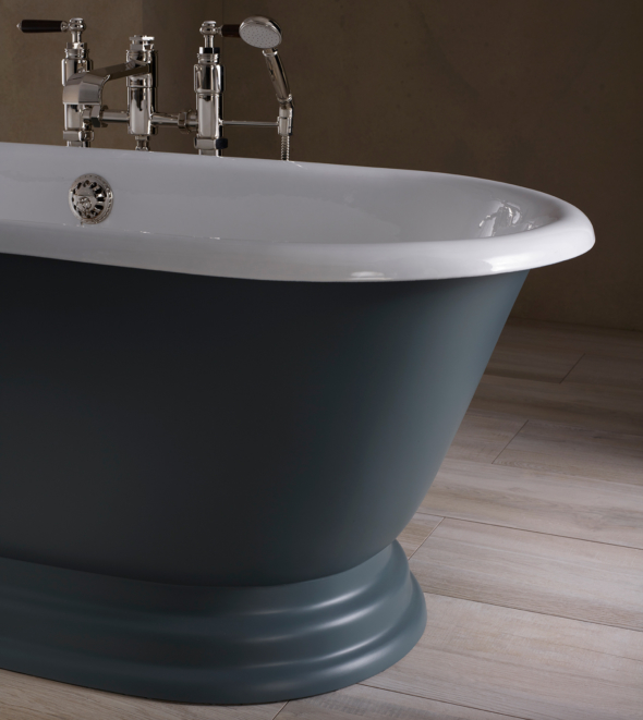 The Meon Cast Iron Skirted Bath Tub | Drummonds Bathrooms