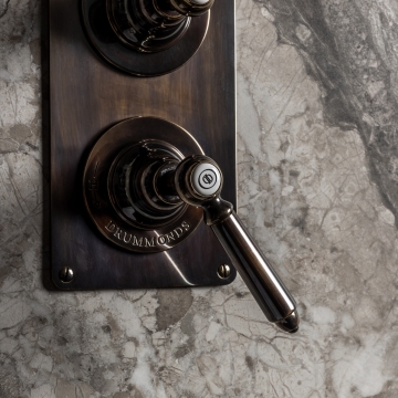 The Coll Classic Shower Plate Thermo & On/Off